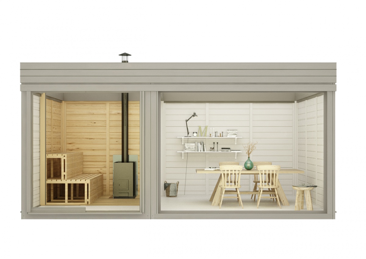 Modulær badstue 3x5m – Products